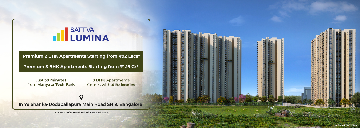 Sattva Lumina| Yelahanka - Doddaballapura Main Road SH 9 | Brochure | Floor Plan | Register Now ...