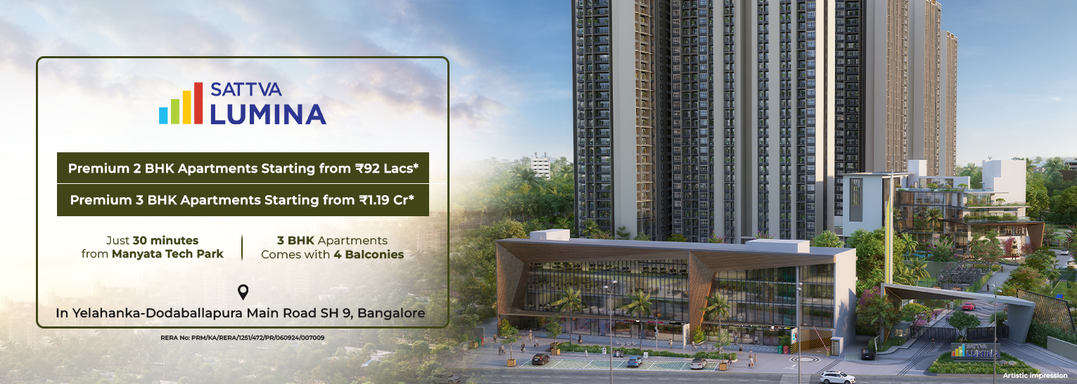 Sattva Lumina| Yelahanka - Doddaballapura Main Road SH 9 | Brochure | Floor Plan | Register Now ...